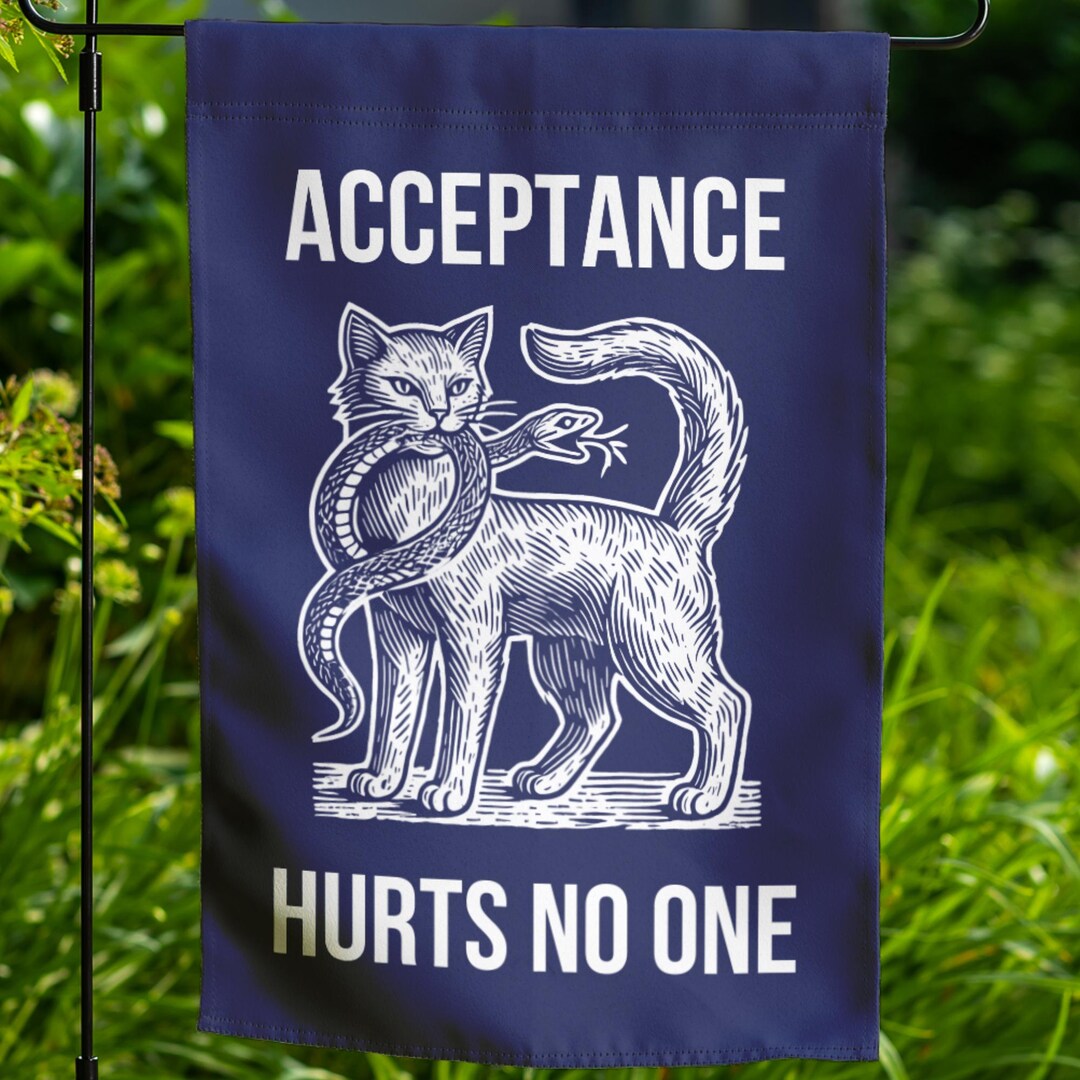 Pride House Flag Acceptance Hurts No One House Banner, Kindness Flag ...