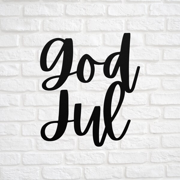 God Jul Sign - Etsy