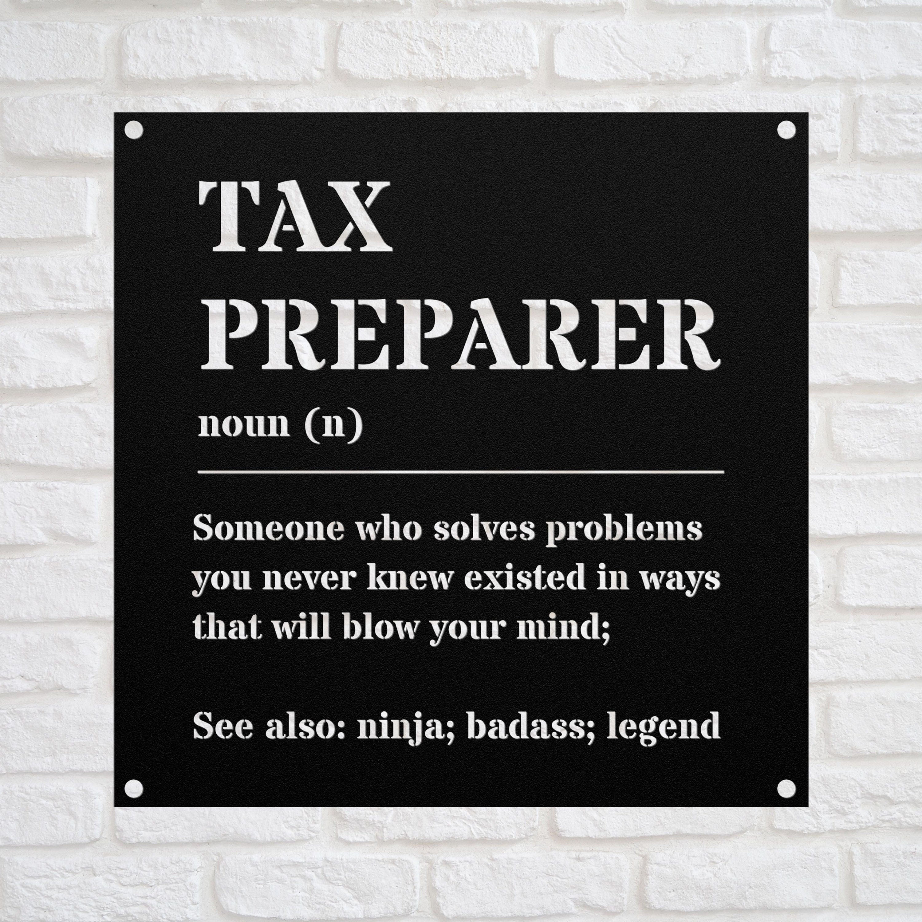 Catchy Sign For Tax Preparers