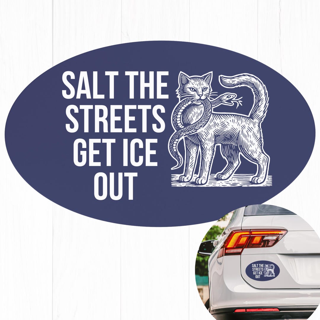 Stay Salty Melt Ice Car Magnet Bumper Anti Trump Ice Out Chinga La ...