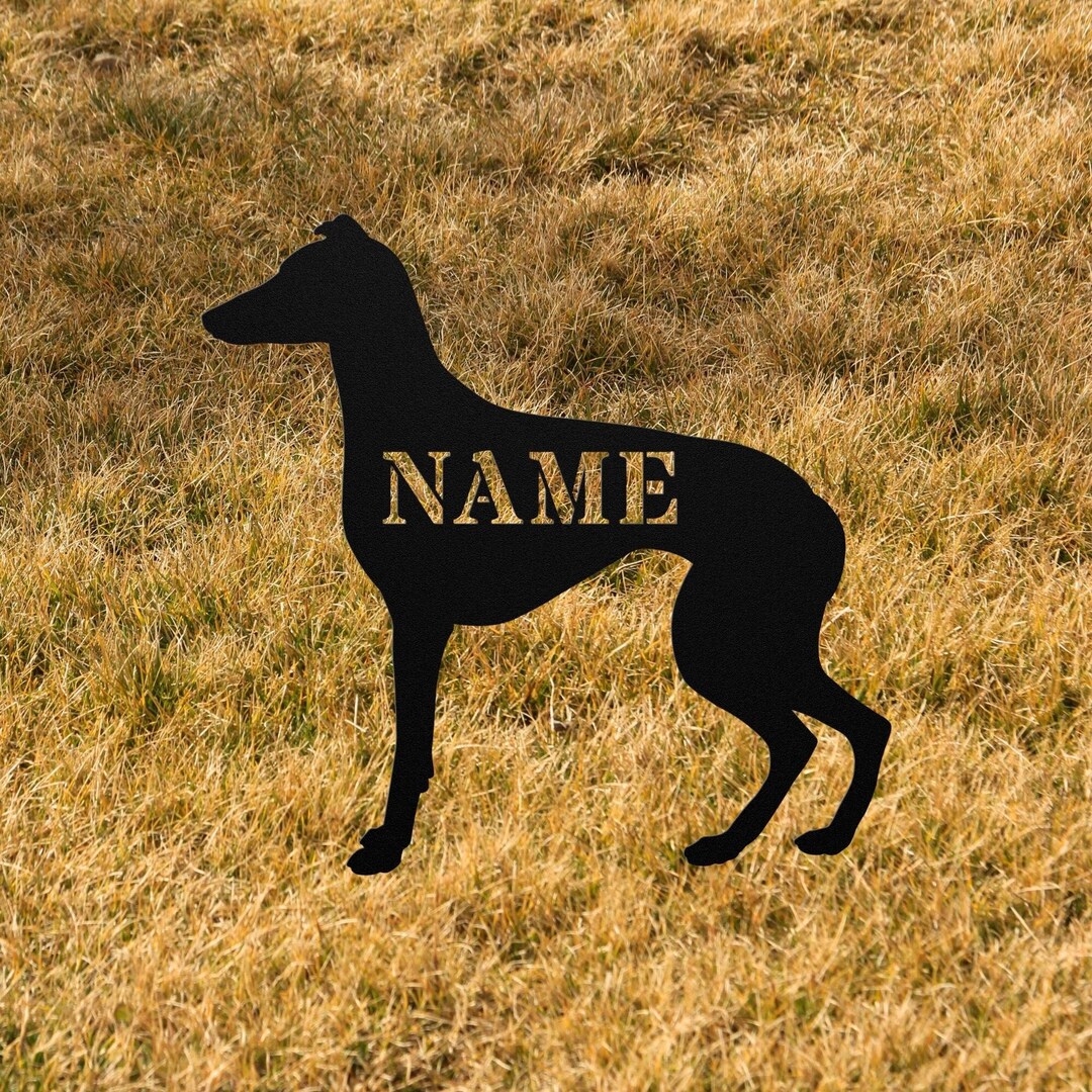 Greyhound Memorial Stake Loss of Greyhound Wind Chime Heart Grave ...