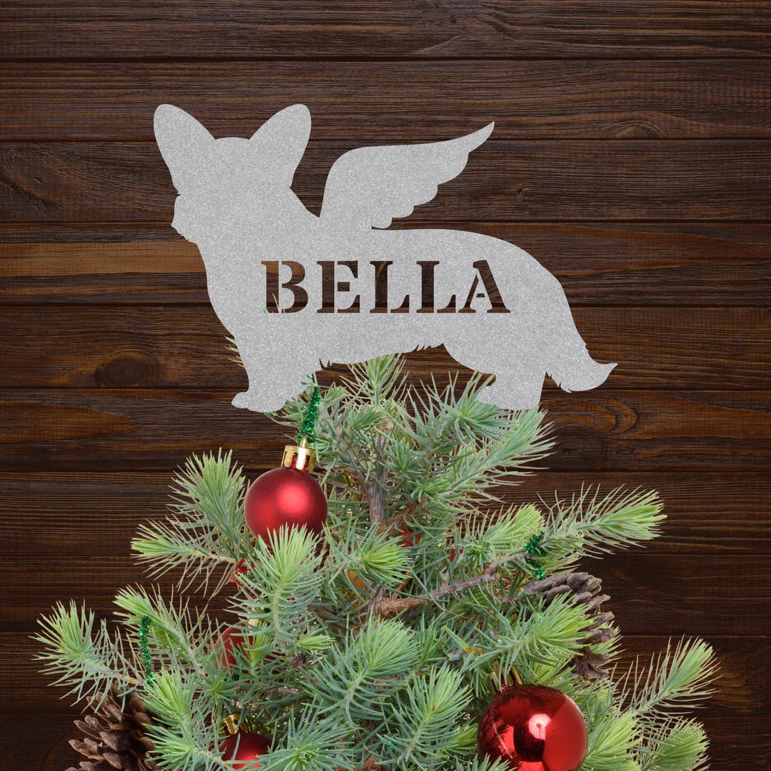 Cardigan Corgi Tree Topper Christmas Holiday Decoration Ornament Dog ...