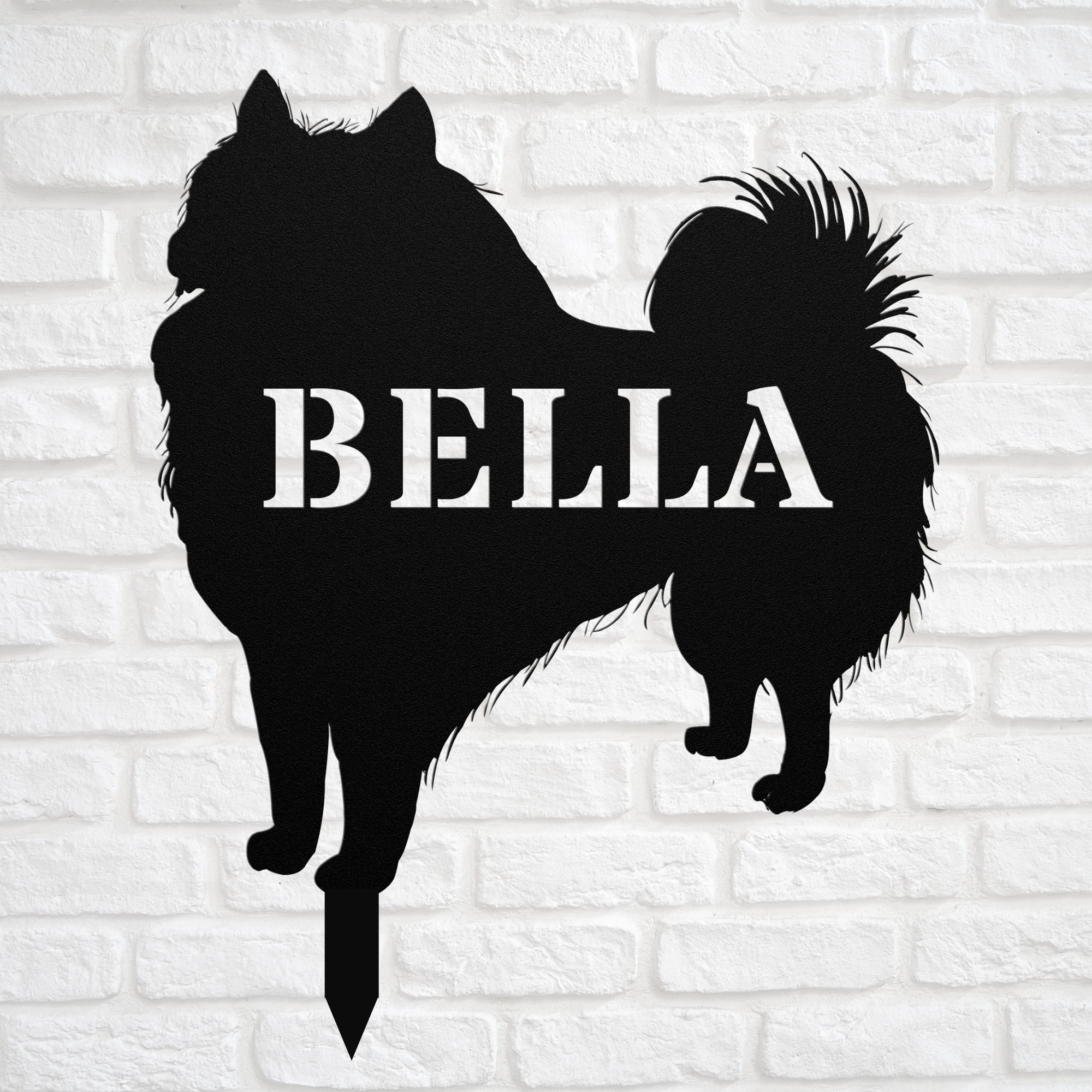 Personalized Samoyed Garden Statue Stake Custom Samoyed - Etsy