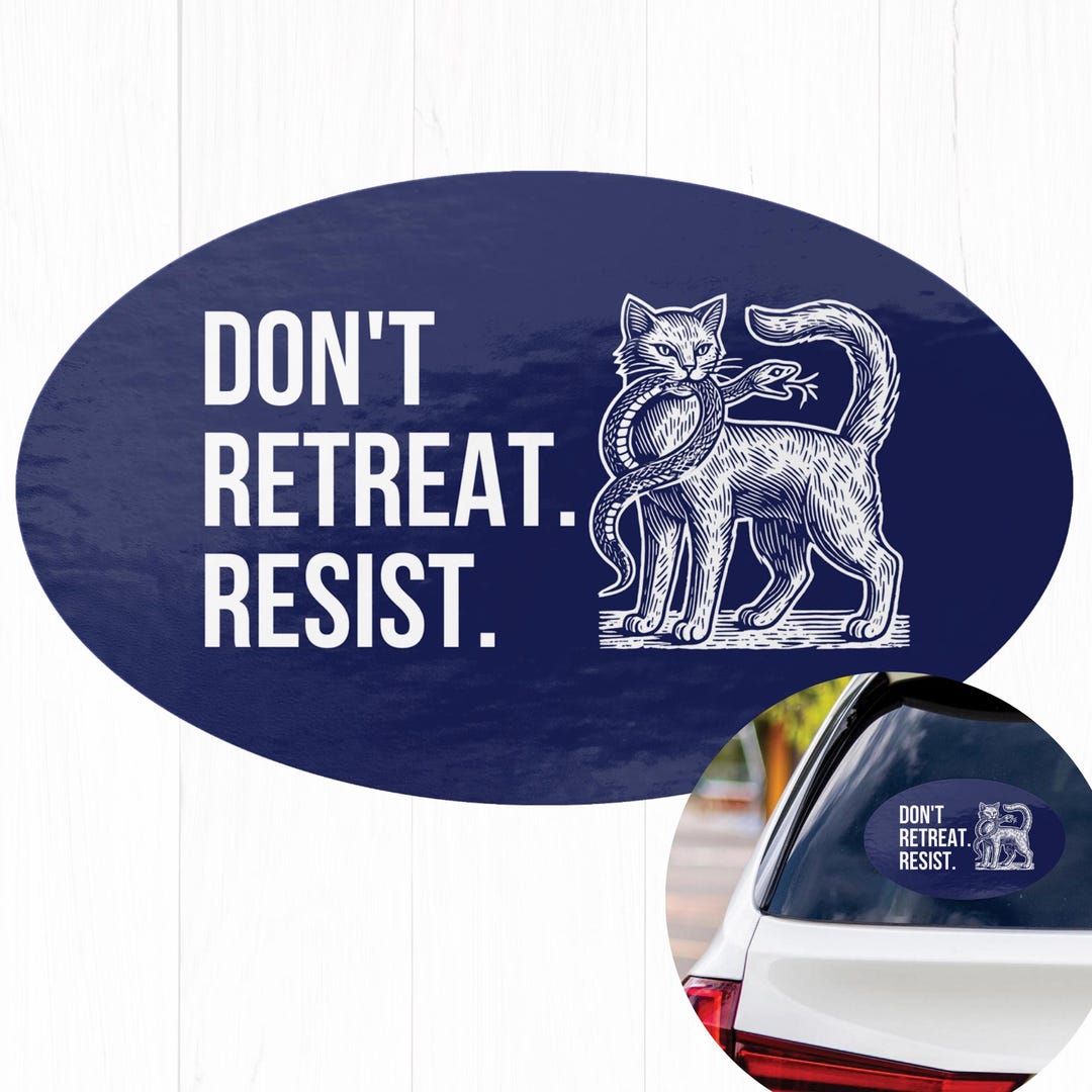 Pro-democratic Resist Car Sticker Resistance Bumper Sticker Democrat ...