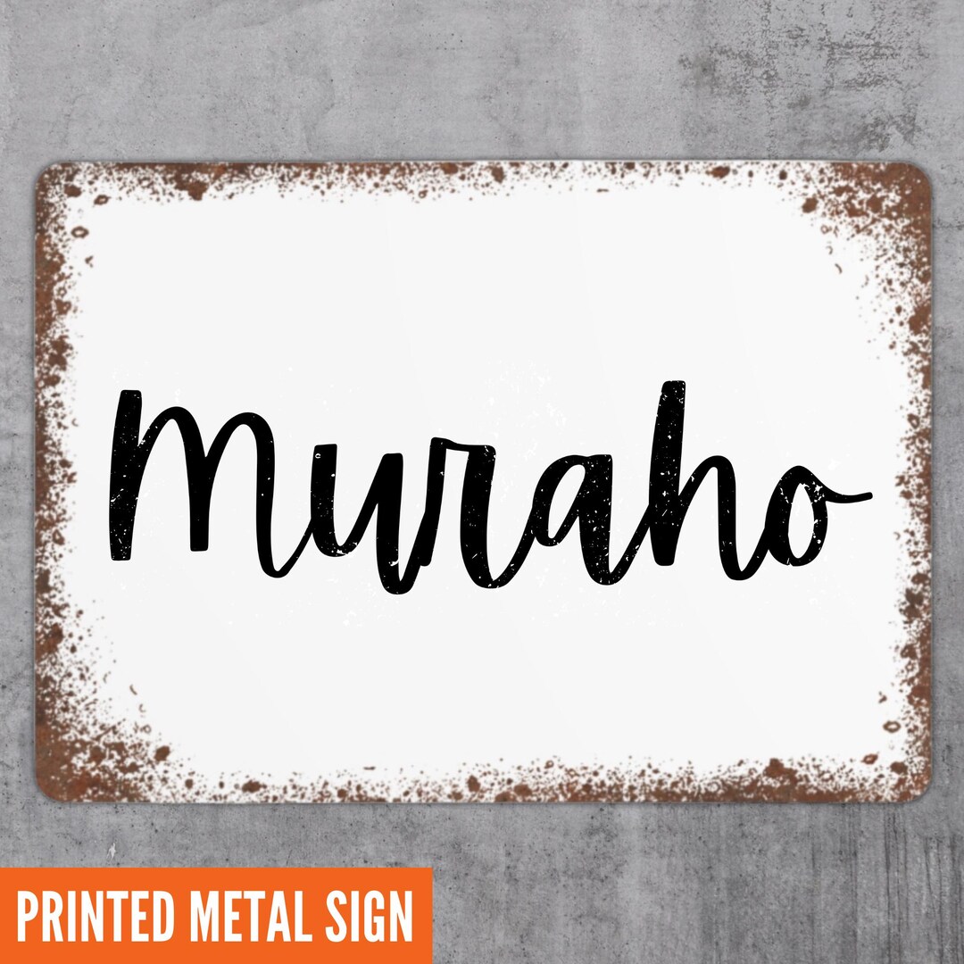 Muraho Metal Sign Plaque Front Door Wreath Front Door Decor Kinyarwanda ...