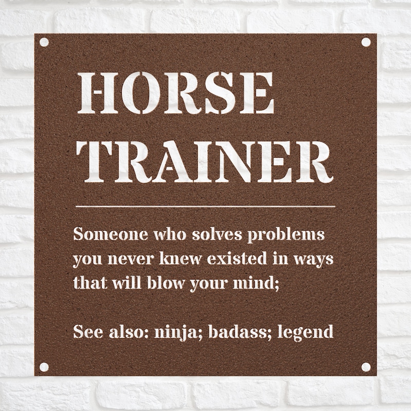Funny Horse Sign - Etsy