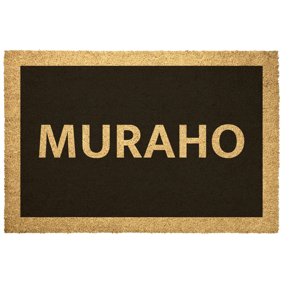Muraho Doormat Kinyarwanda Outdoor Mat Rug Hi Hello Rwanda Front Home ...