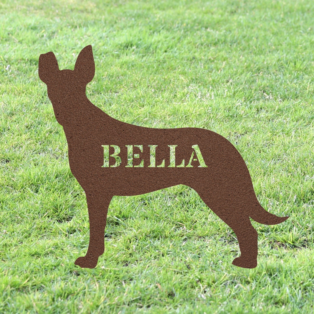 Smooth Collie Yard Statue Stake Smooth Collie Dog Memorial Wind Chime ...