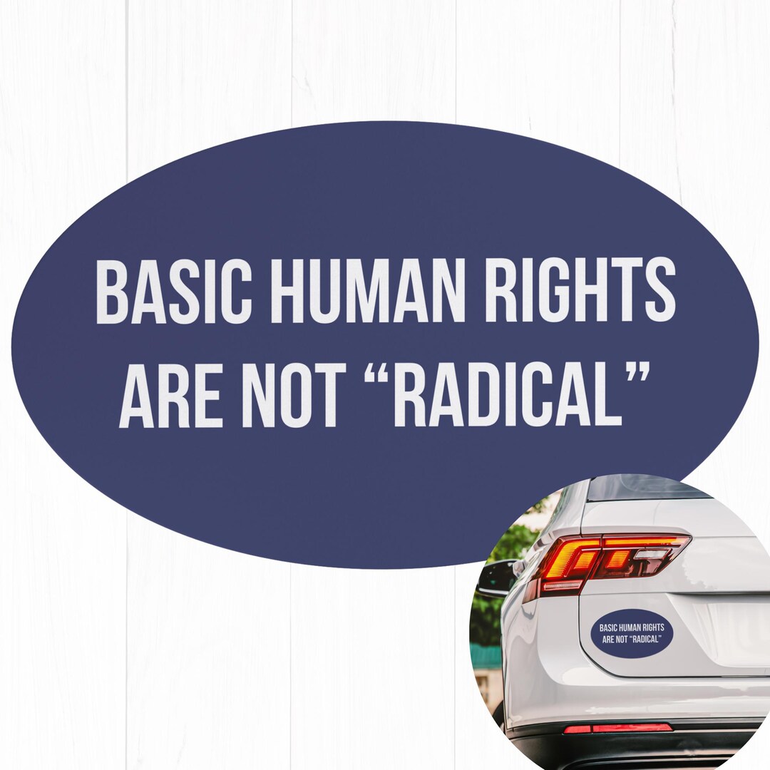 Human Rights Car Magnet Bumper Political Democrat, Equality Womens ...