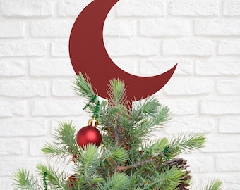 Tree Topper, Christmas Moon - Etsy