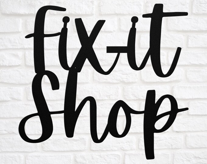 If A Man Says He Will Fix It He Will Sign, Custom Funny Garage Tool ...