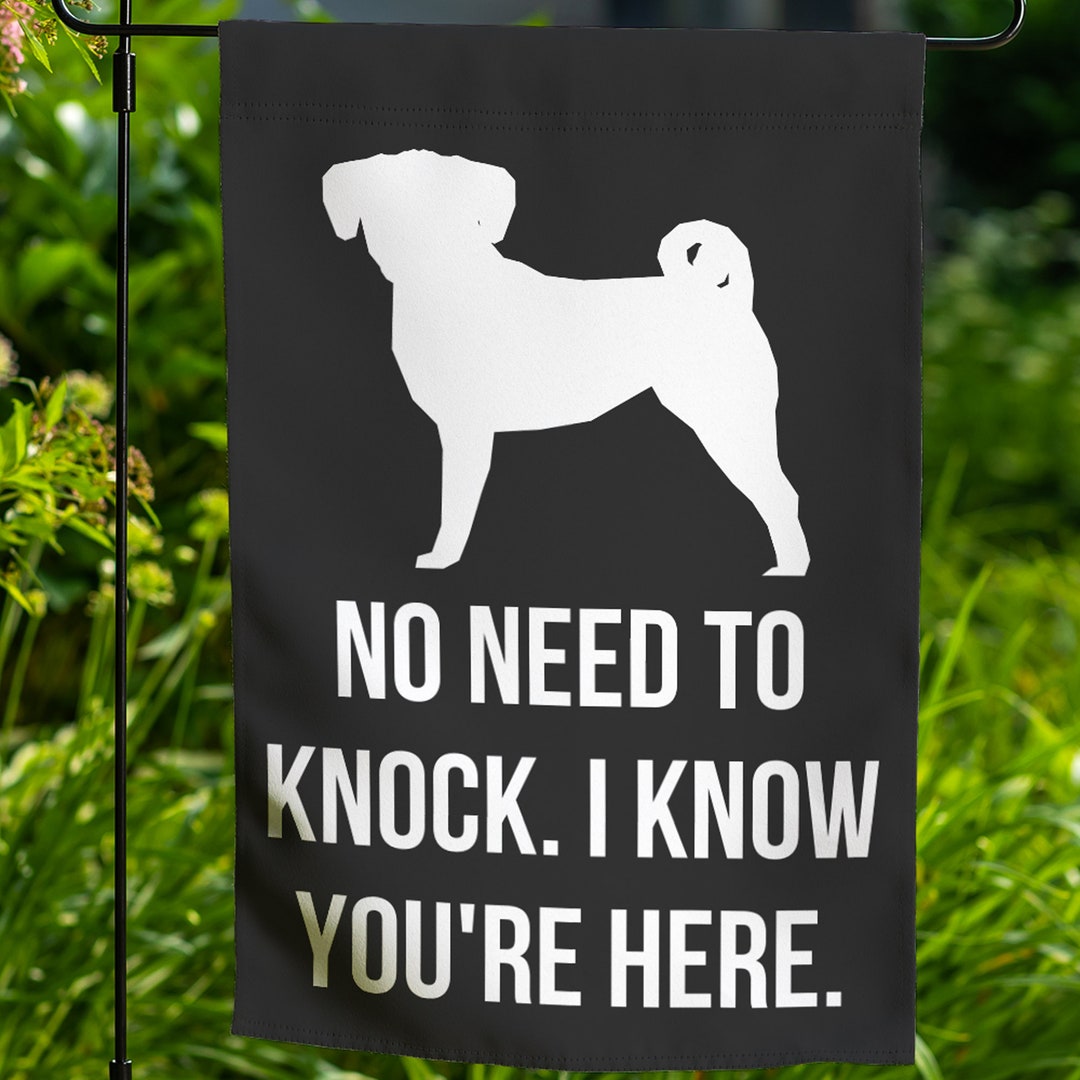 Puggle Garden Flag Yard Sign Art Banner Pug Beagle Mix Gift Lover ...