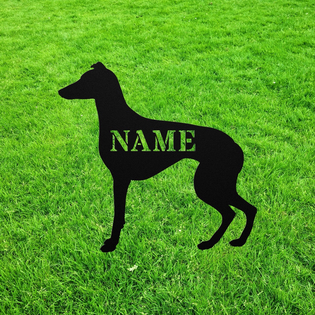 Greyhound Memorial Stake Loss of Greyhound Wind Chime Heart Grave ...