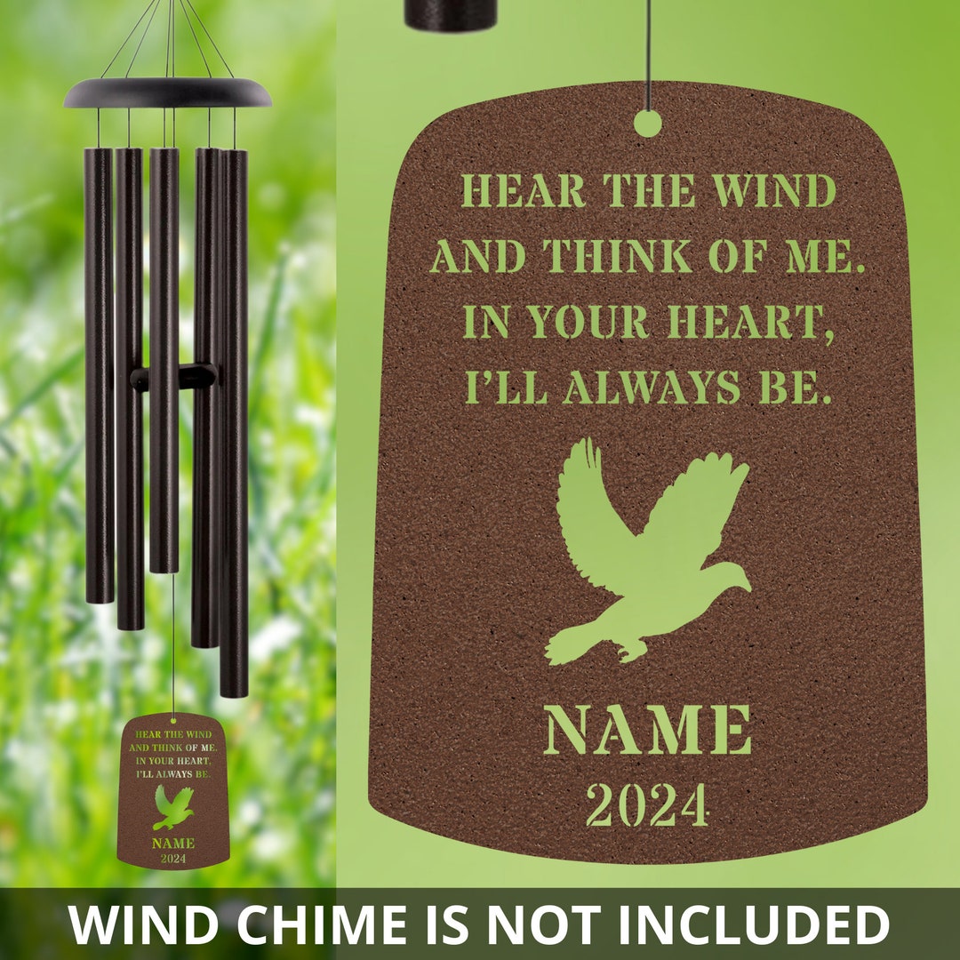 Dove Wind Chime Sail Columbidae Bird Memorial Loss Gift Sympathy ...