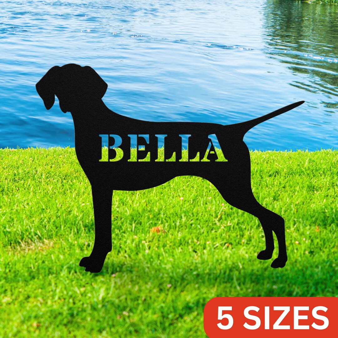 Personalized English Pointer Yard Statue Stake, Custom English Pointer ...
