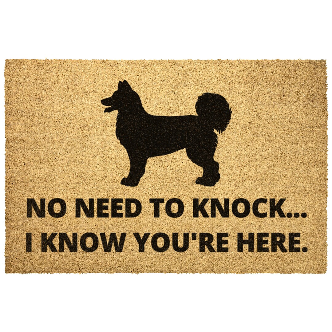 Pomsky Doormat Door Mat Funny Pomsky Gift Dog Lover Gifts Home Decor ...