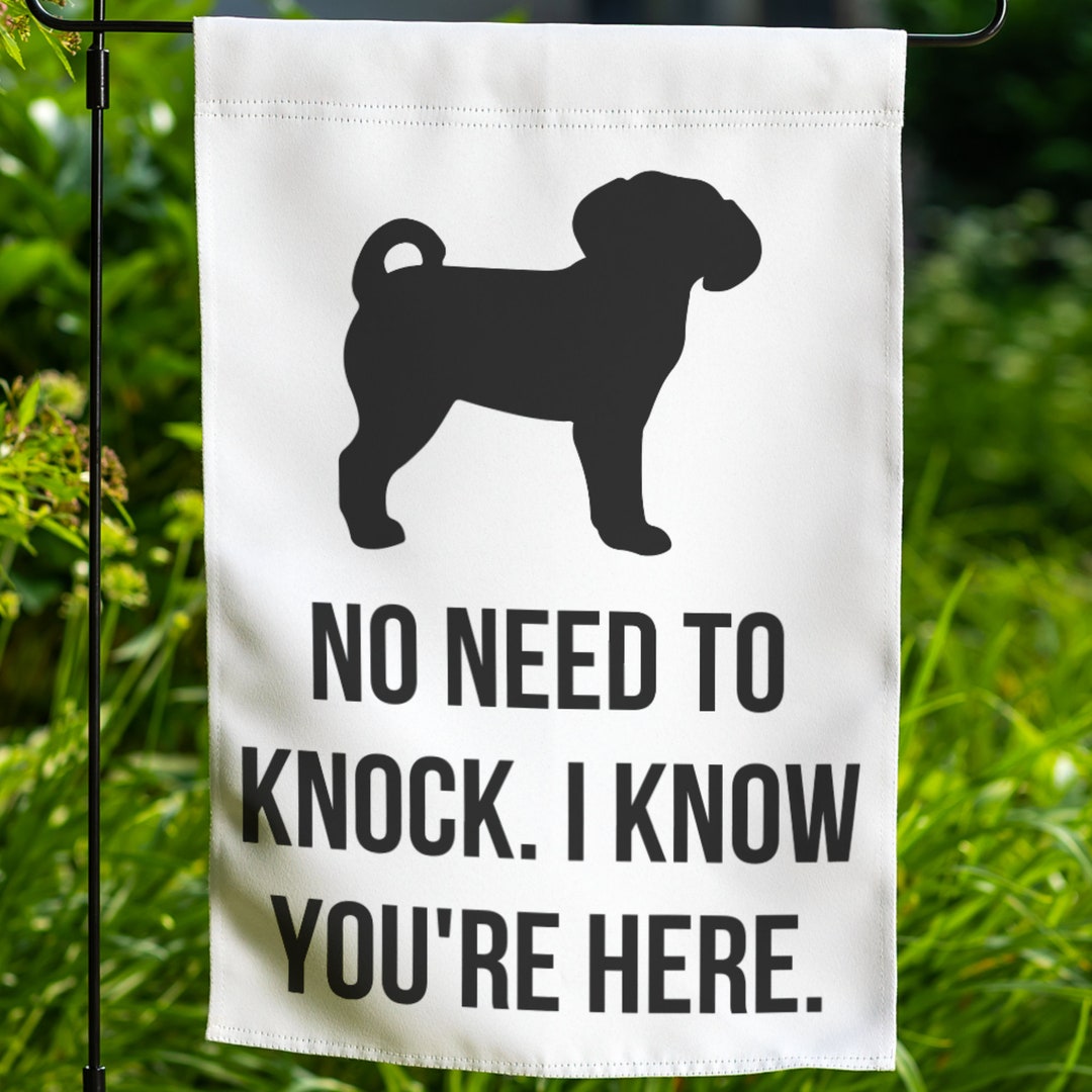 Puggle Garden Flag Yard Sign Art Banner Pug Beagle Mix Gift Lover ...