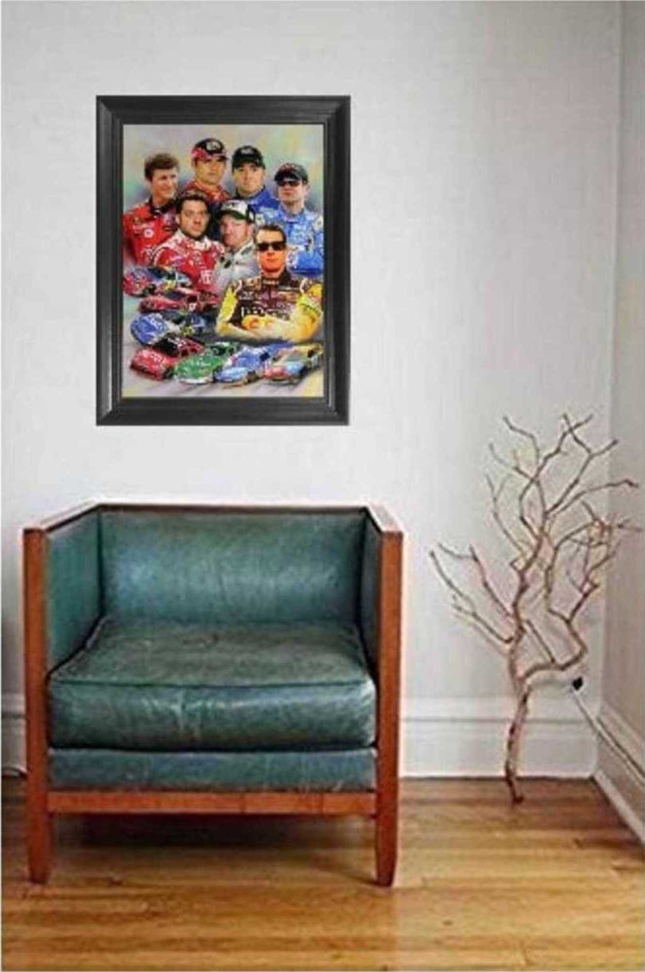 Nascar Racing Stars 3D Poster Wall Art Decor Framed Print - Etsy