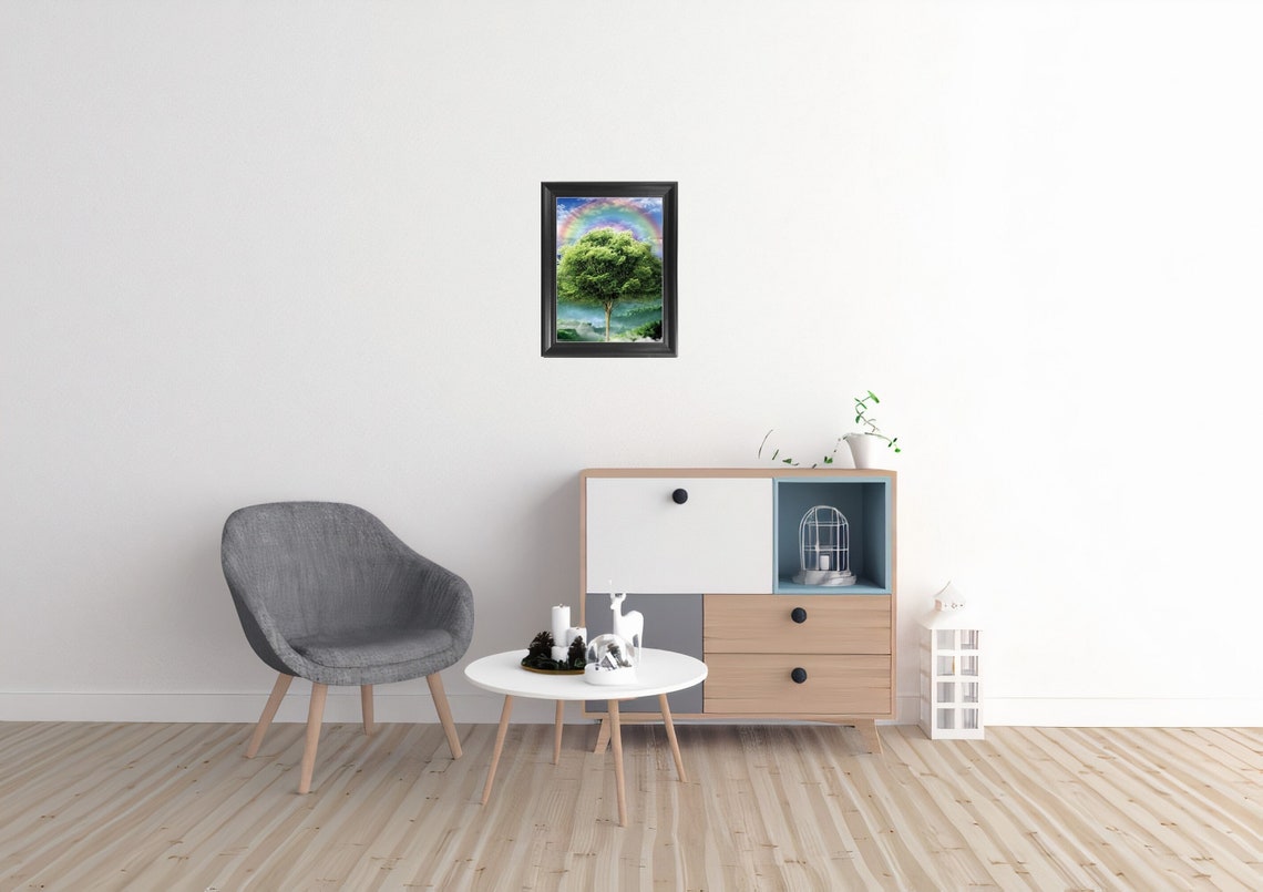 Four Seasons Changing Tree 3D Poster Wall Art Decor Framed - Etsy