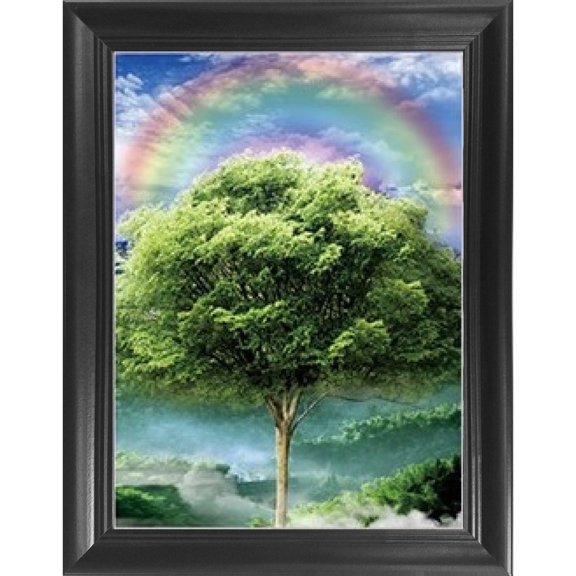 Four Seasons Changing Tree 3D Poster Wall Art Decor Framed - Etsy