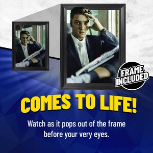 Elvis Presley 3D Poster Wall Art Decor Framed Print | 14.5x18.5 Posters ...
