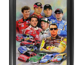 Nascar Racing Wall Art - Etsy