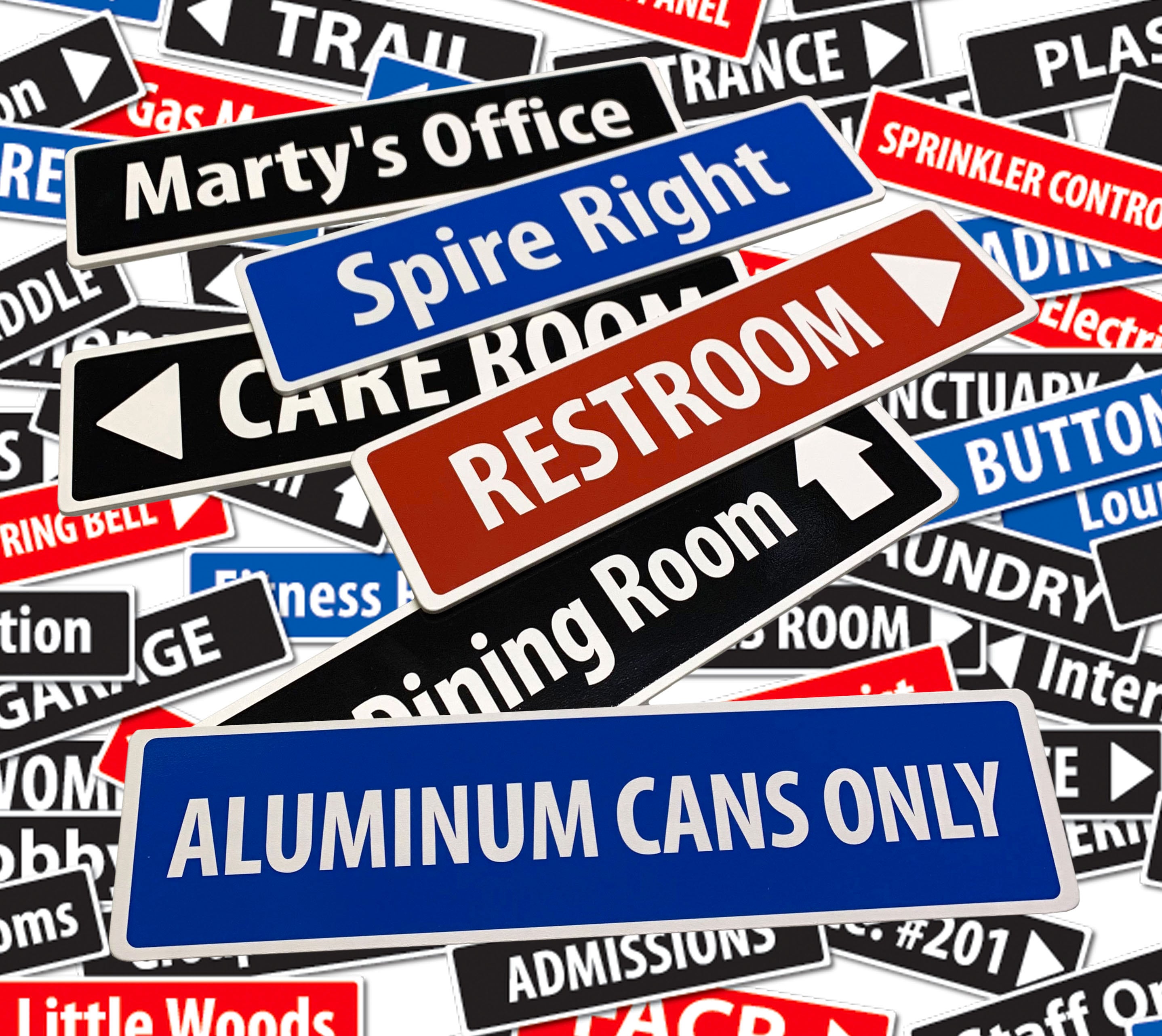 Custom Plastic Directional Sign 12 in X 3 In - Etsy