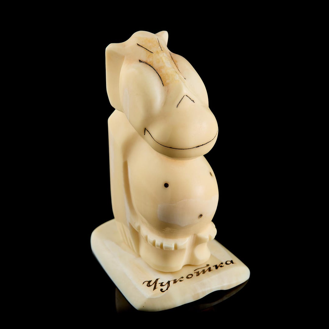 Inuit Vintage Carving Billiken Figurine for Luck. Chukchi Figurine ...