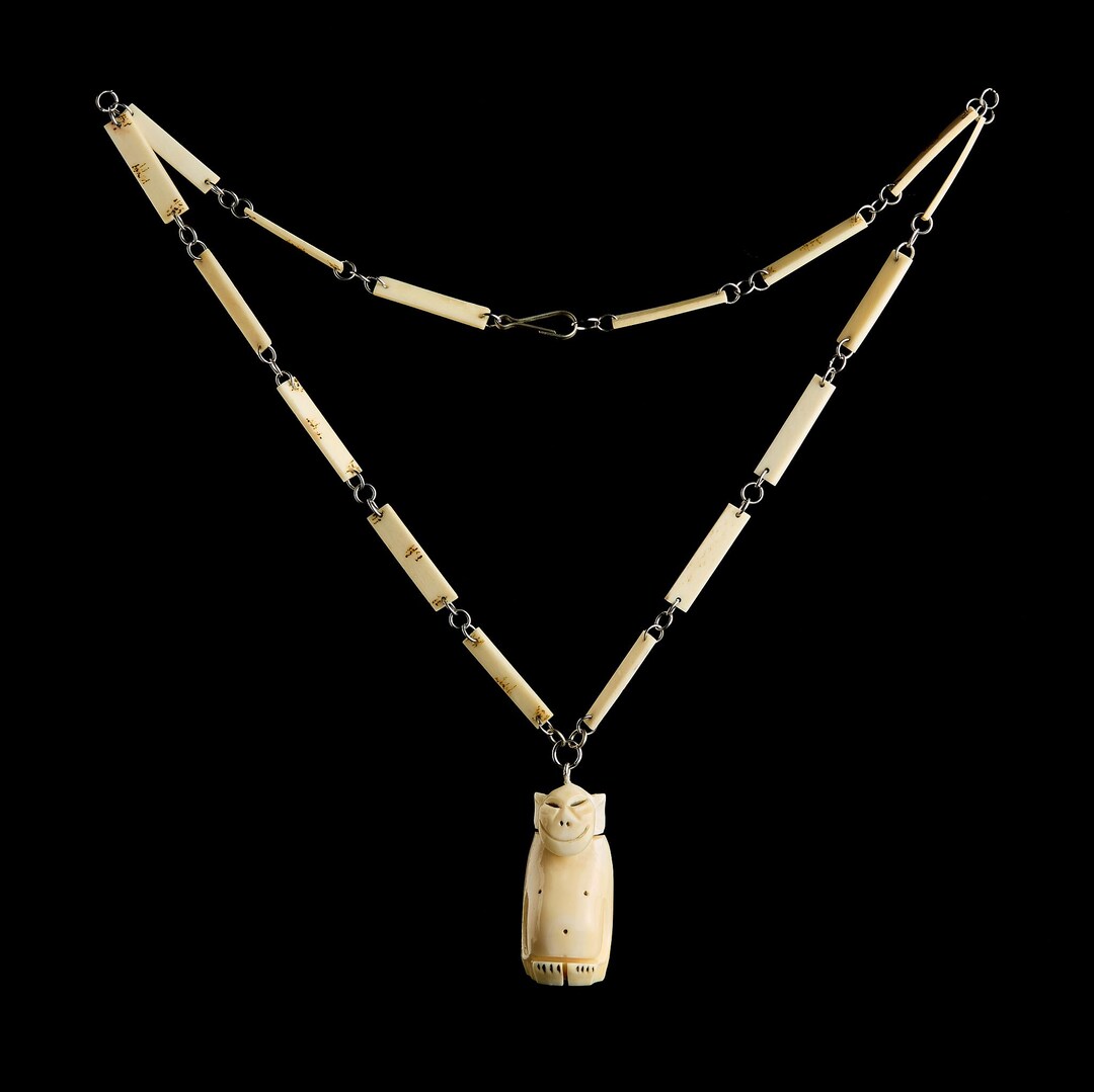 Vintage Billiken Pendant, Inuit Art, Eskimo Carving, Inuit Jewelry ...