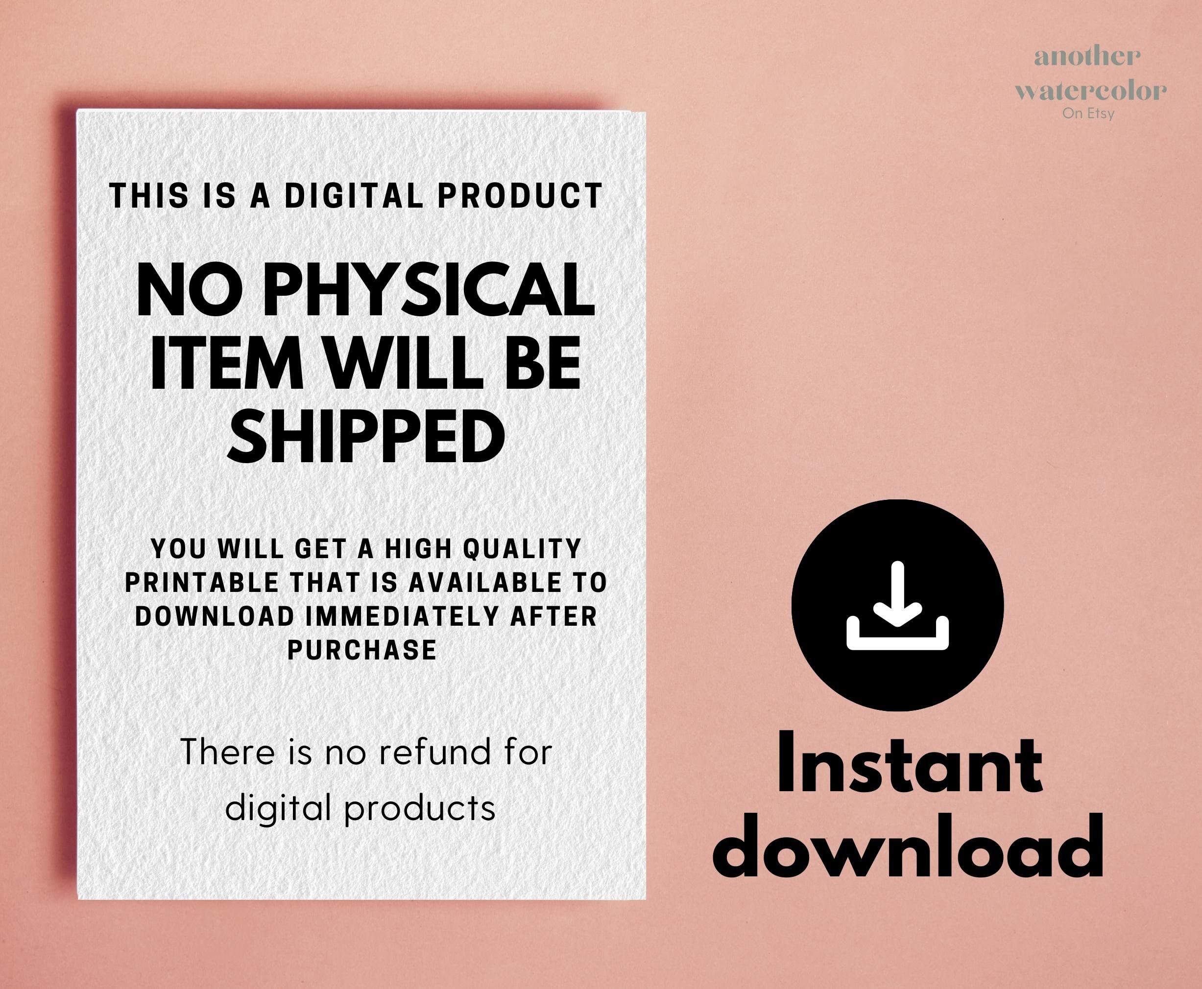 Printable Get Well Soon Card, Botanical Print Greenery Feel Better Soon ...