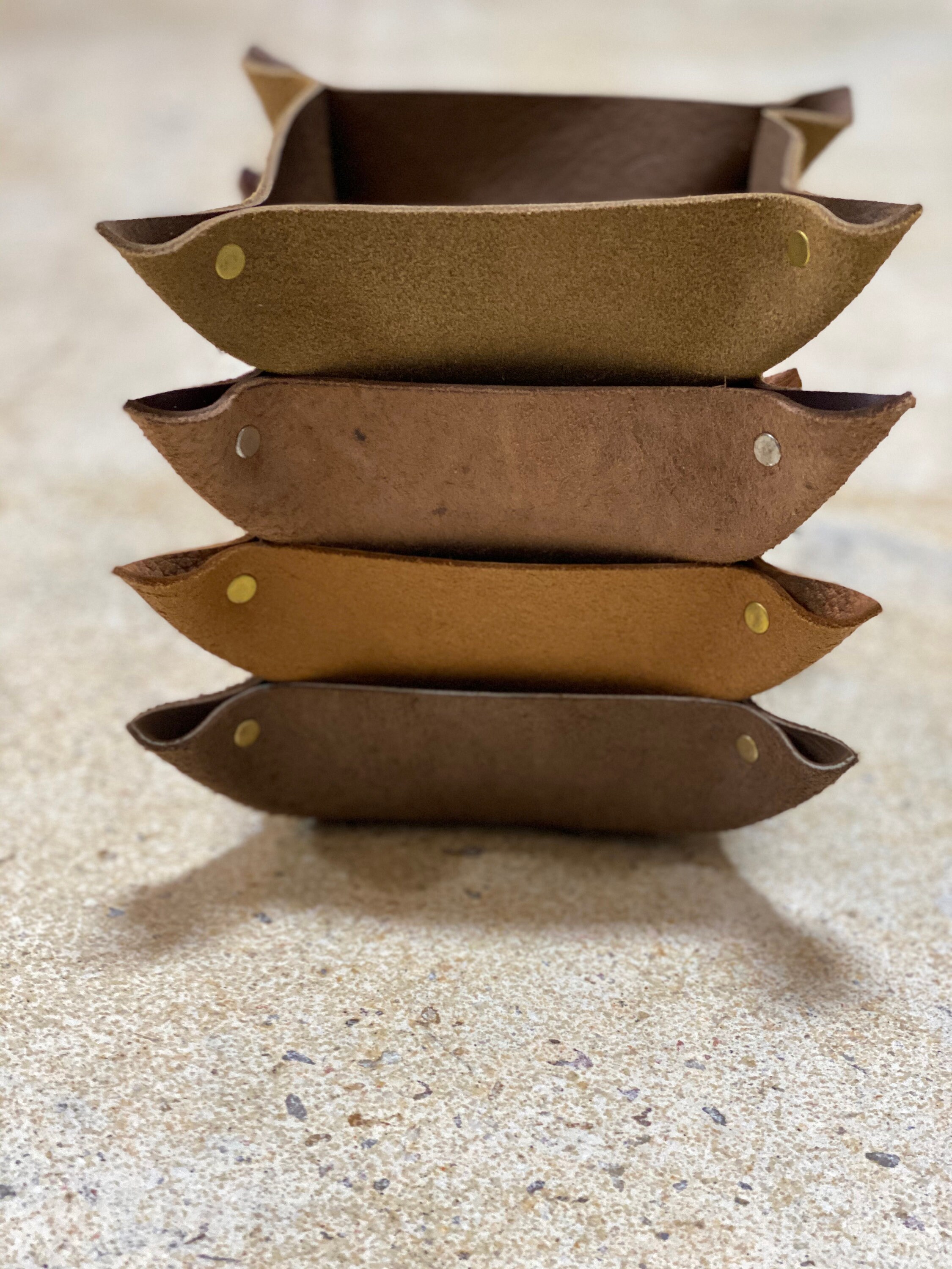 Leather Catch All Tray, Men's Christmas Gift, Personalized Gift ...