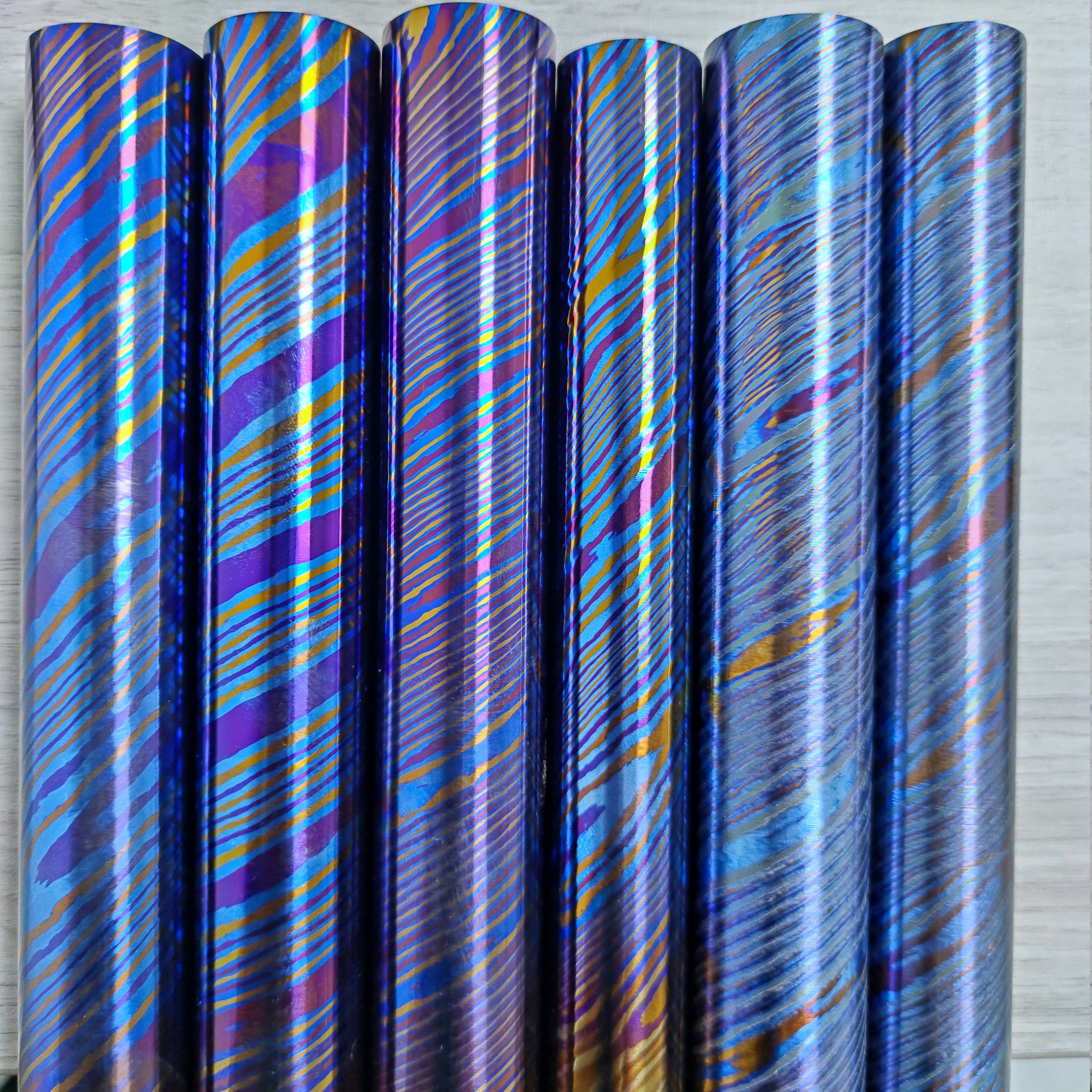 Zircuti Rod 4 Alloys125mm Diameterblack Ti Damascus | Etsy