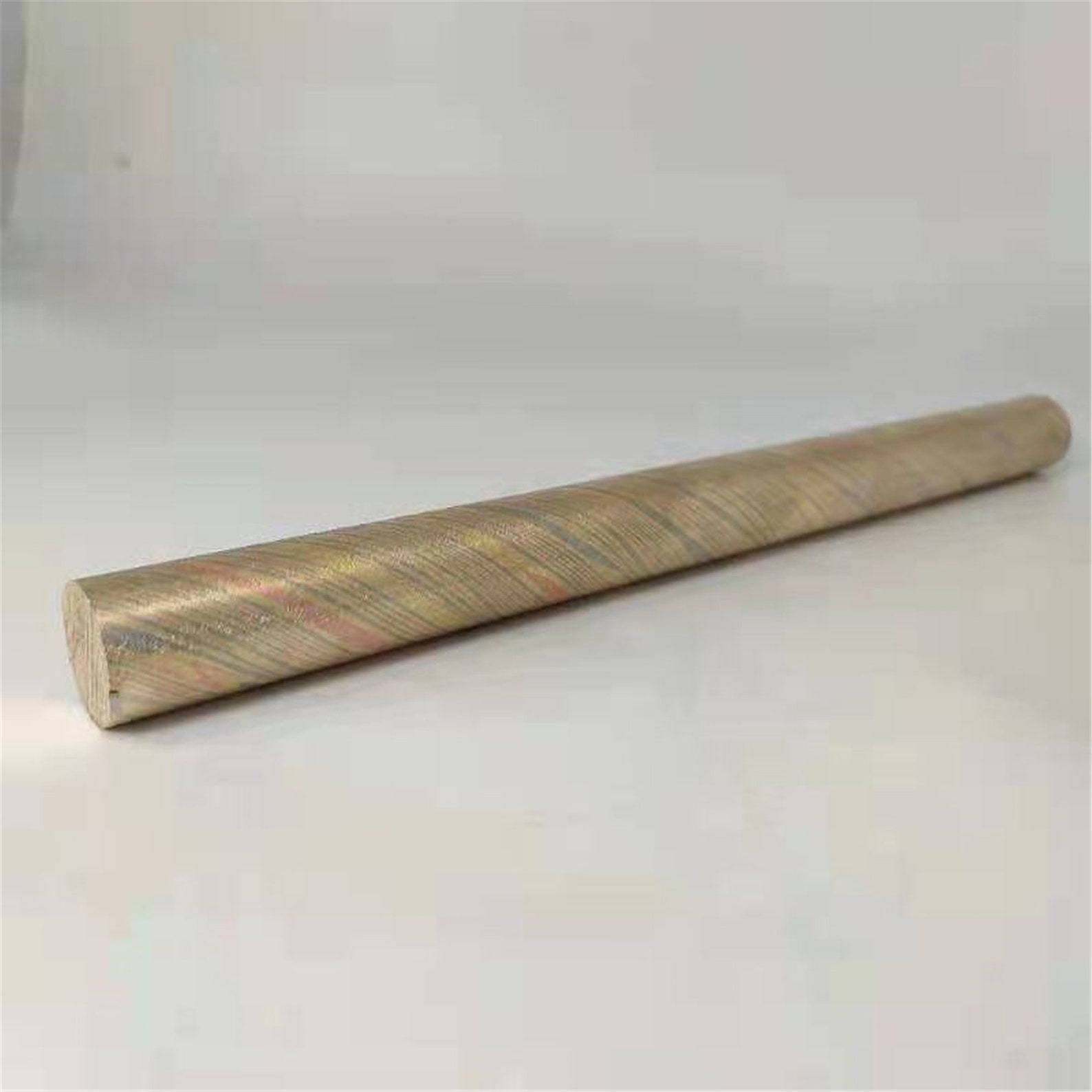 Mokume rod/ round bar customized 3 alloys twist pattern. | Etsy