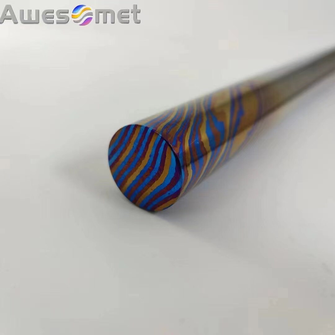 Awesomet Titanium Damascus Rod 3 Alloys1.230mm - Etsy