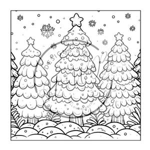 Christmas Coloring Book: Bold & Easy Holiday Designs – Printable PDF ...