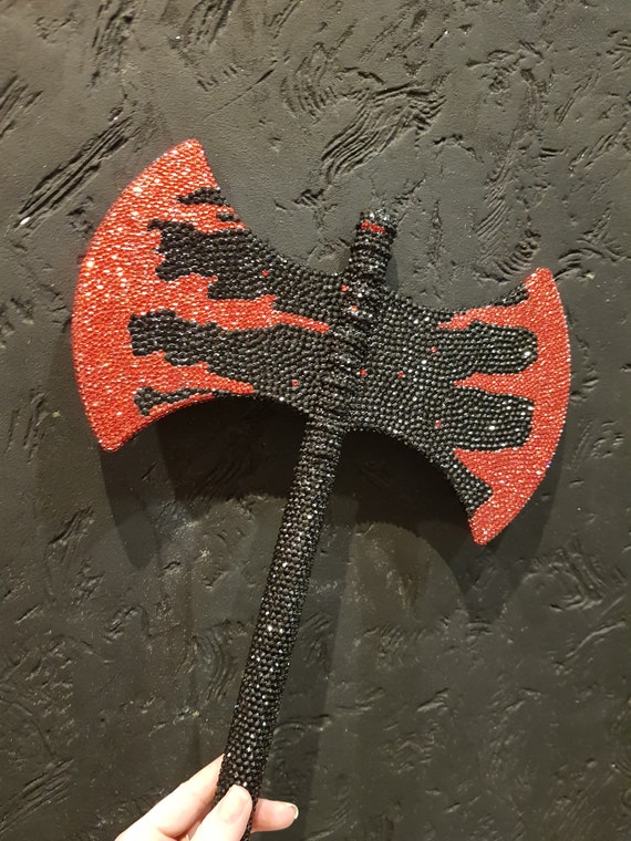 Double Sided Red Axe