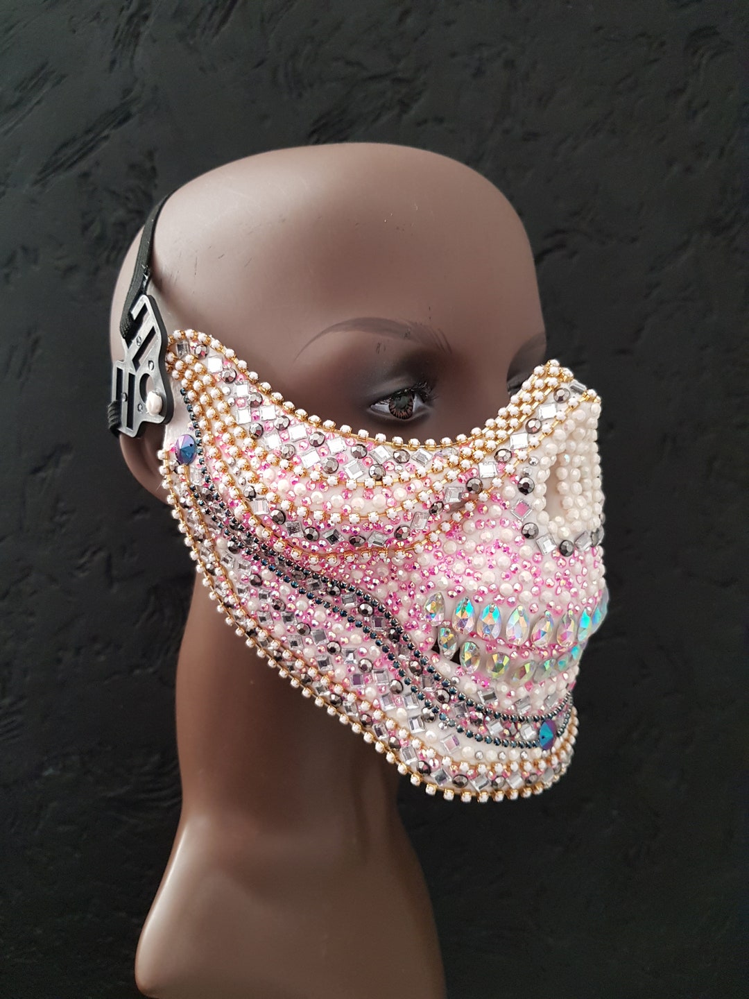 Skull Mask, Halloween Mask, Rave Mask, DJ Mask, Masquerade Mask, Rave ...