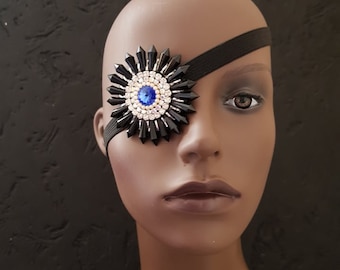 Rhinestone Eye Patch - Etsy