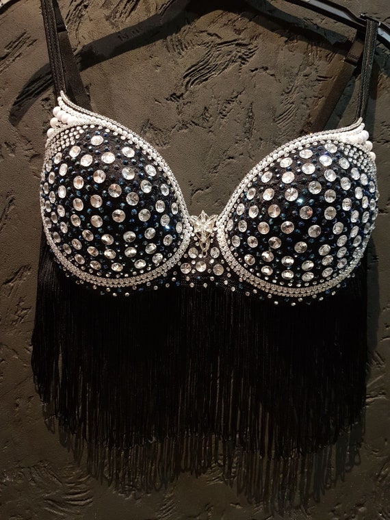 Diamante Sparkle Fantasy Bling BraCrystal Bra Carnival.Size: | Etsy