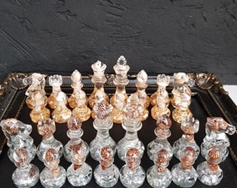 Resin Chess Set - Etsy