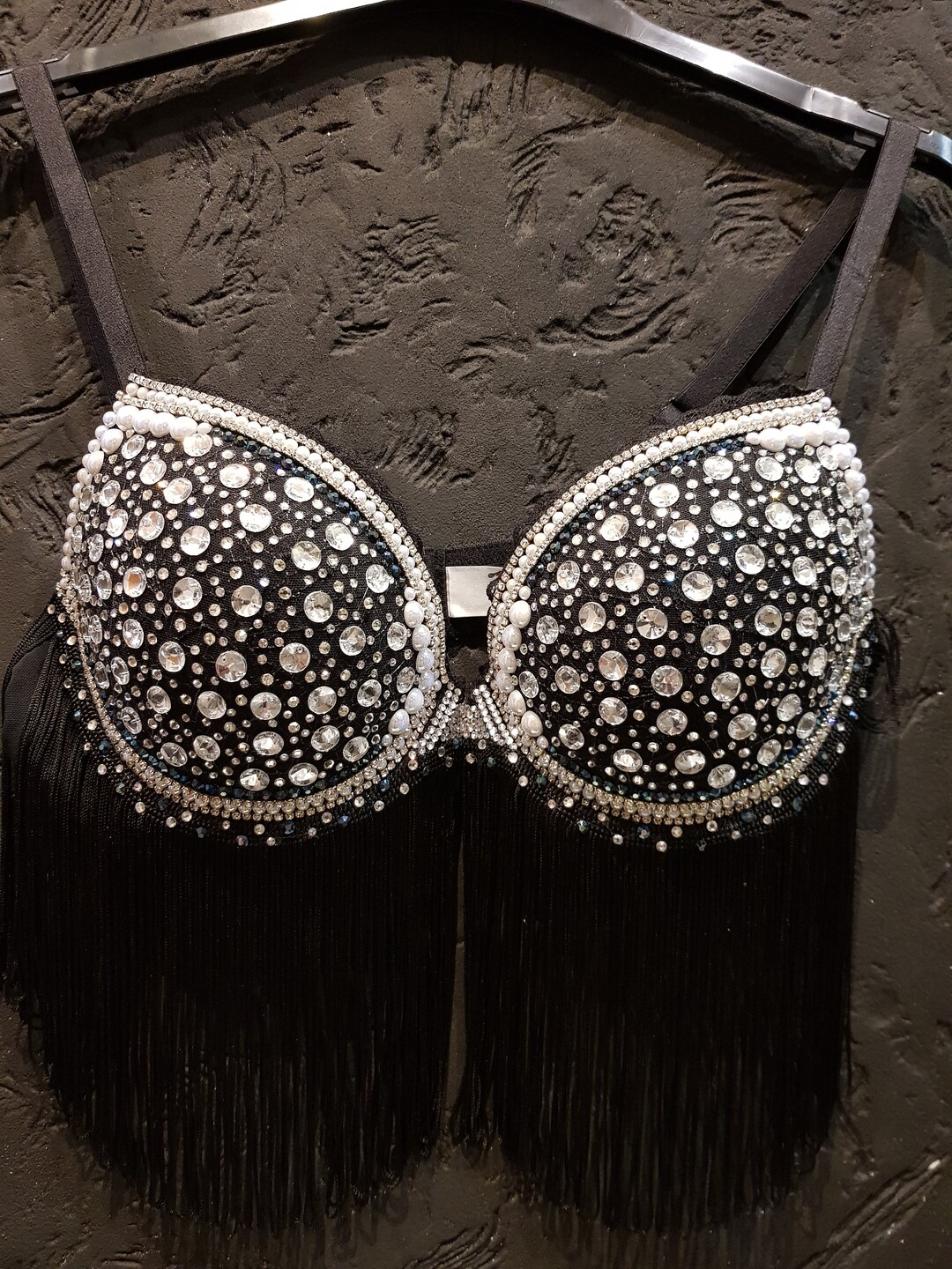 Diamante Sparkle Fantasy Bling Bra,crystal Bra Carnival EUR 85B - Etsy UK