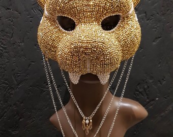 Lion Masquerade Mask - Etsy UK