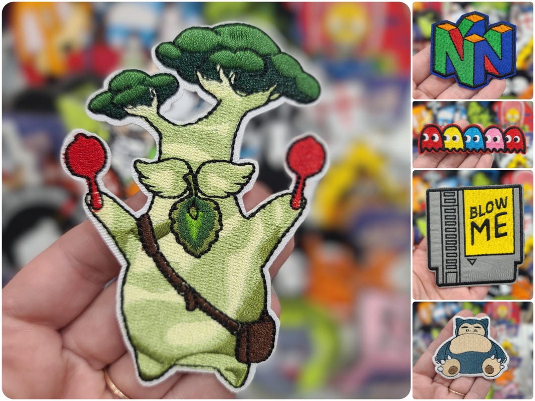Video Game Patches Iron on N 64 Pac Man Ghost BOTW Breath Wild SNES ...
