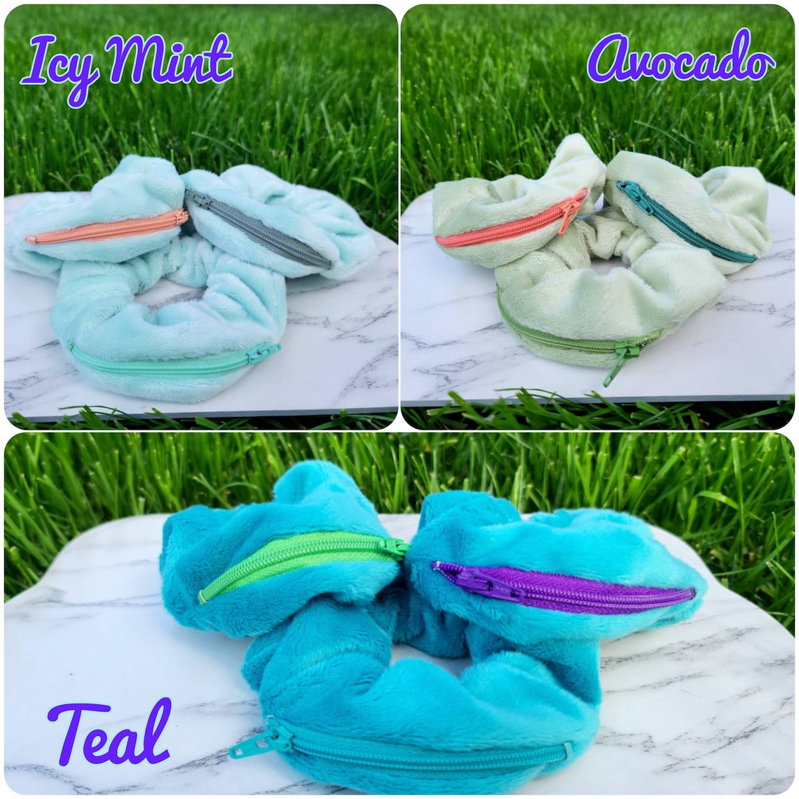 Stash Scrunchie Stashie Zipper Scrunchie Pocket - Etsy