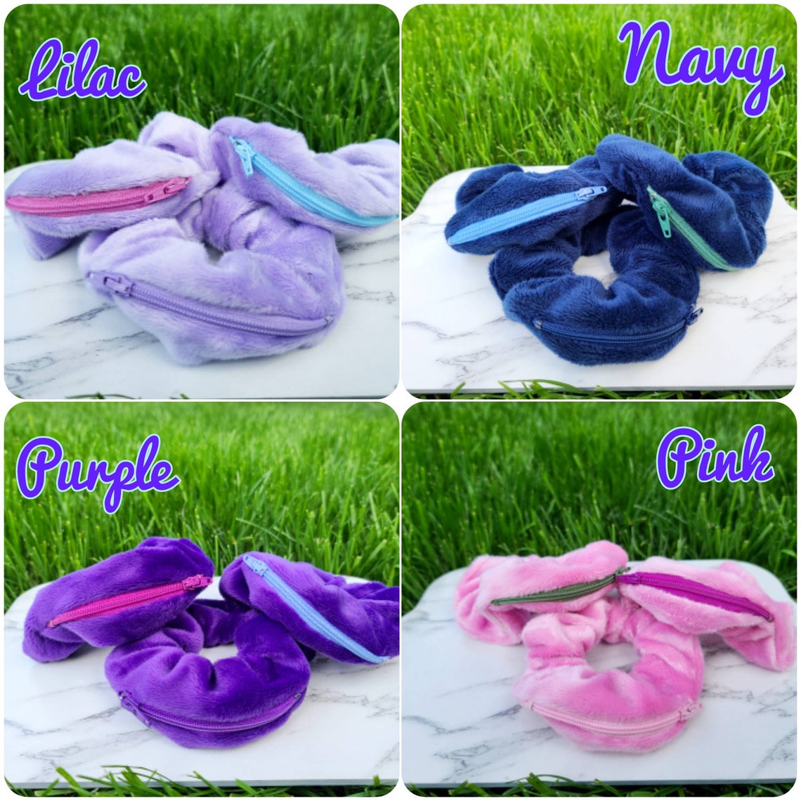 Stash Scrunchie Stashie Zipper Scrunchie Pocket - Etsy