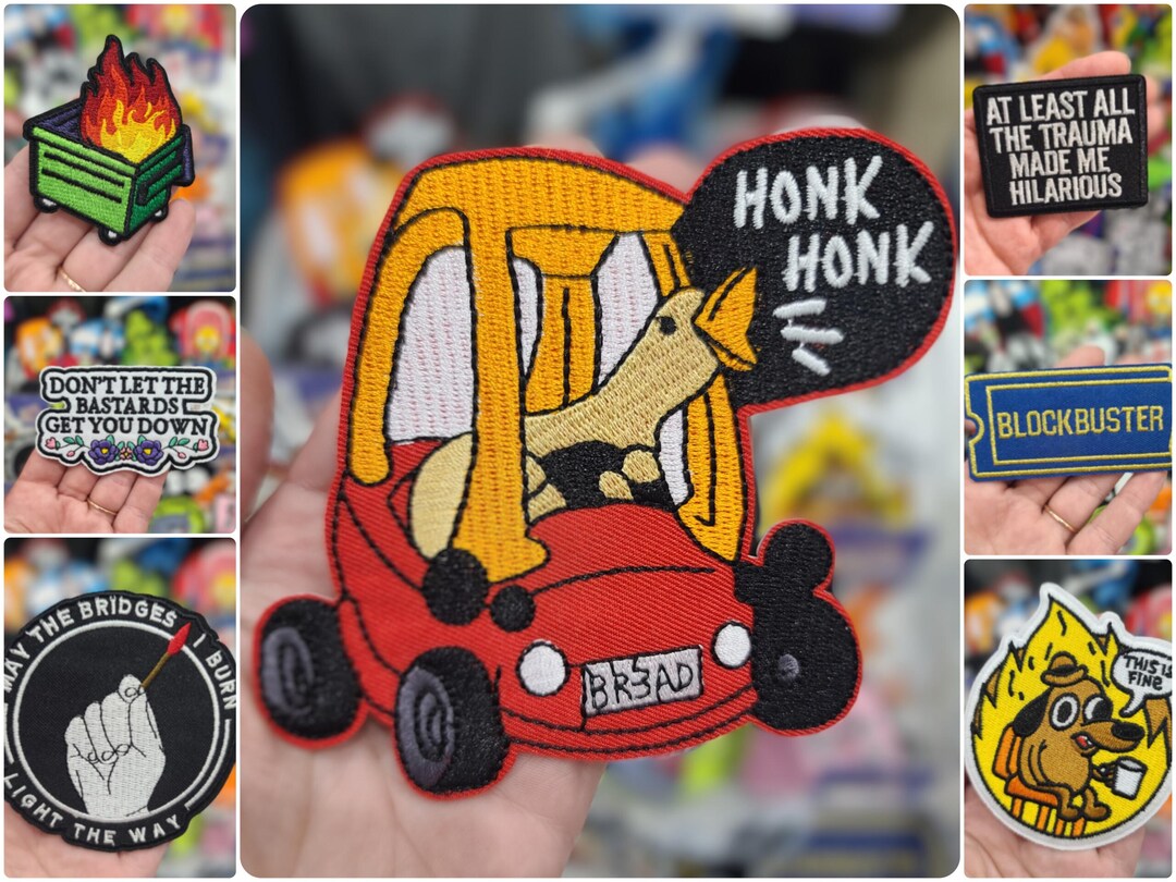 Funny Meme Joke Patches - Iron on - Humor Sarcasm Badges - Etsy