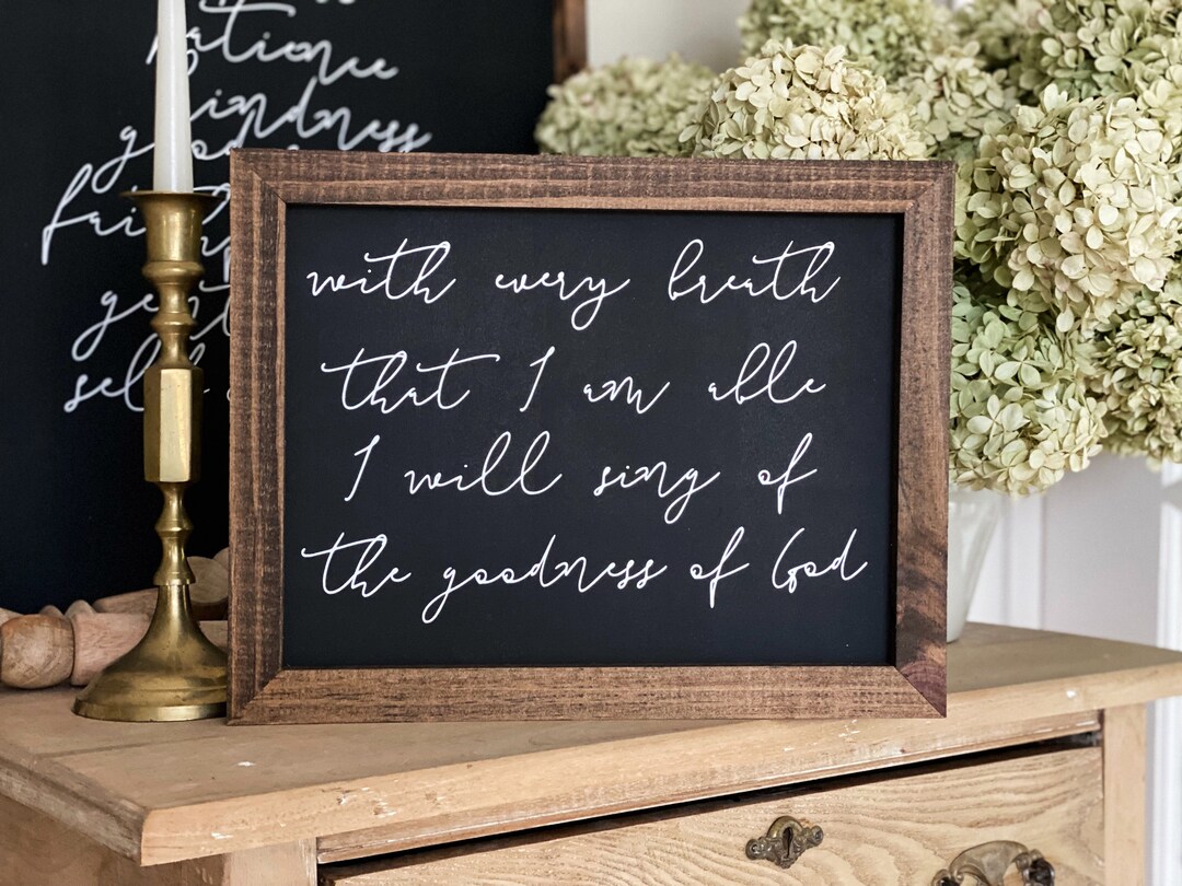 Goodness of God Wood Sign, Christian Sign, Jesus, Encouragement, Wall ...