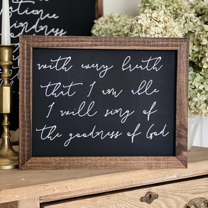 Goodness of God Wood Sign, Christian Sign, Jesus, Encouragement, Wall ...