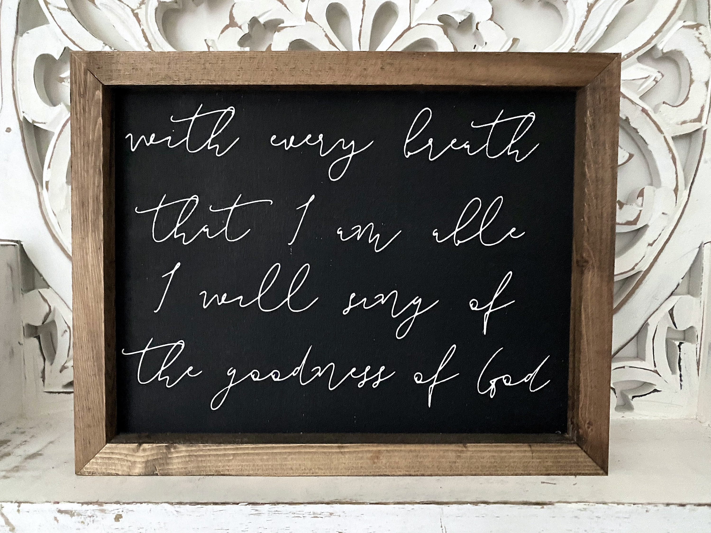 Goodness of God Wood Sign Christian Sign Jesus | Etsy