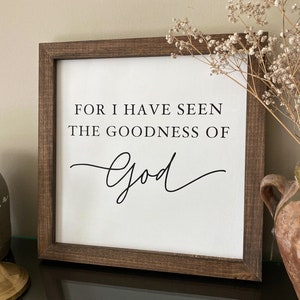 Goodness of God, Wood Sign, Handmade Wooden Sign, Christian Sign ...